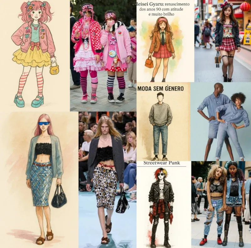 Tendências em Alta na Moda Harajuku - EhJapa