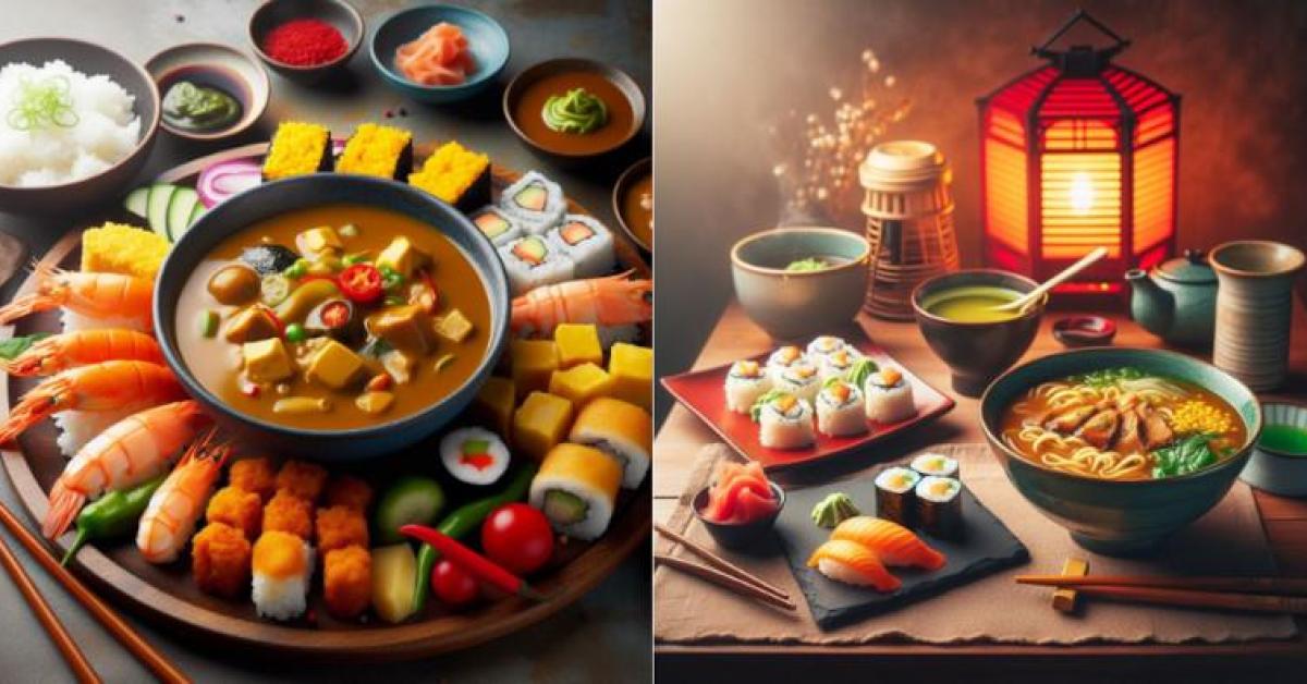 A Jornada Gastronômica: Sushi, Karê e Lámen - EhJapa